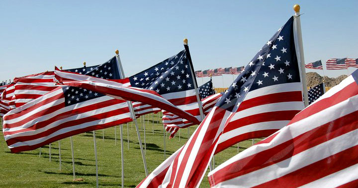 Crossroads Point | Patriot Day Flag Memorial Display and Photo Gallery